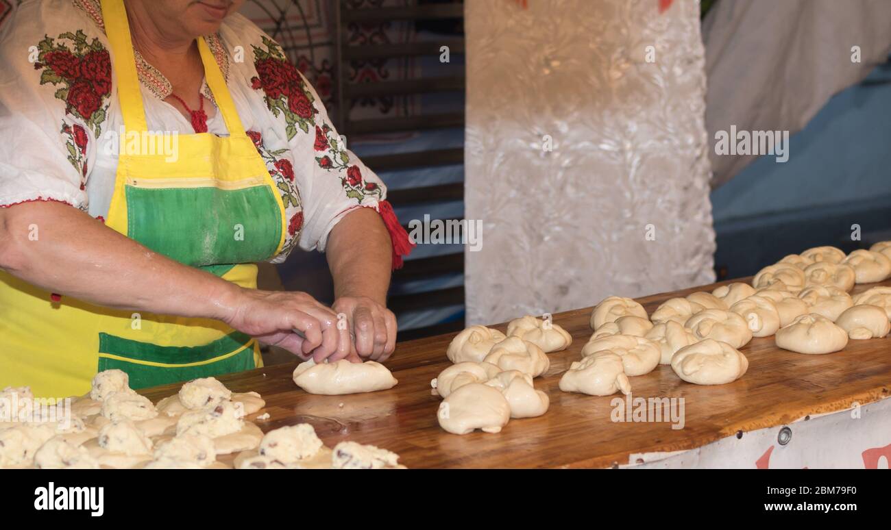 Hungarian woman in traditional clothing hi-res stock photography and ...