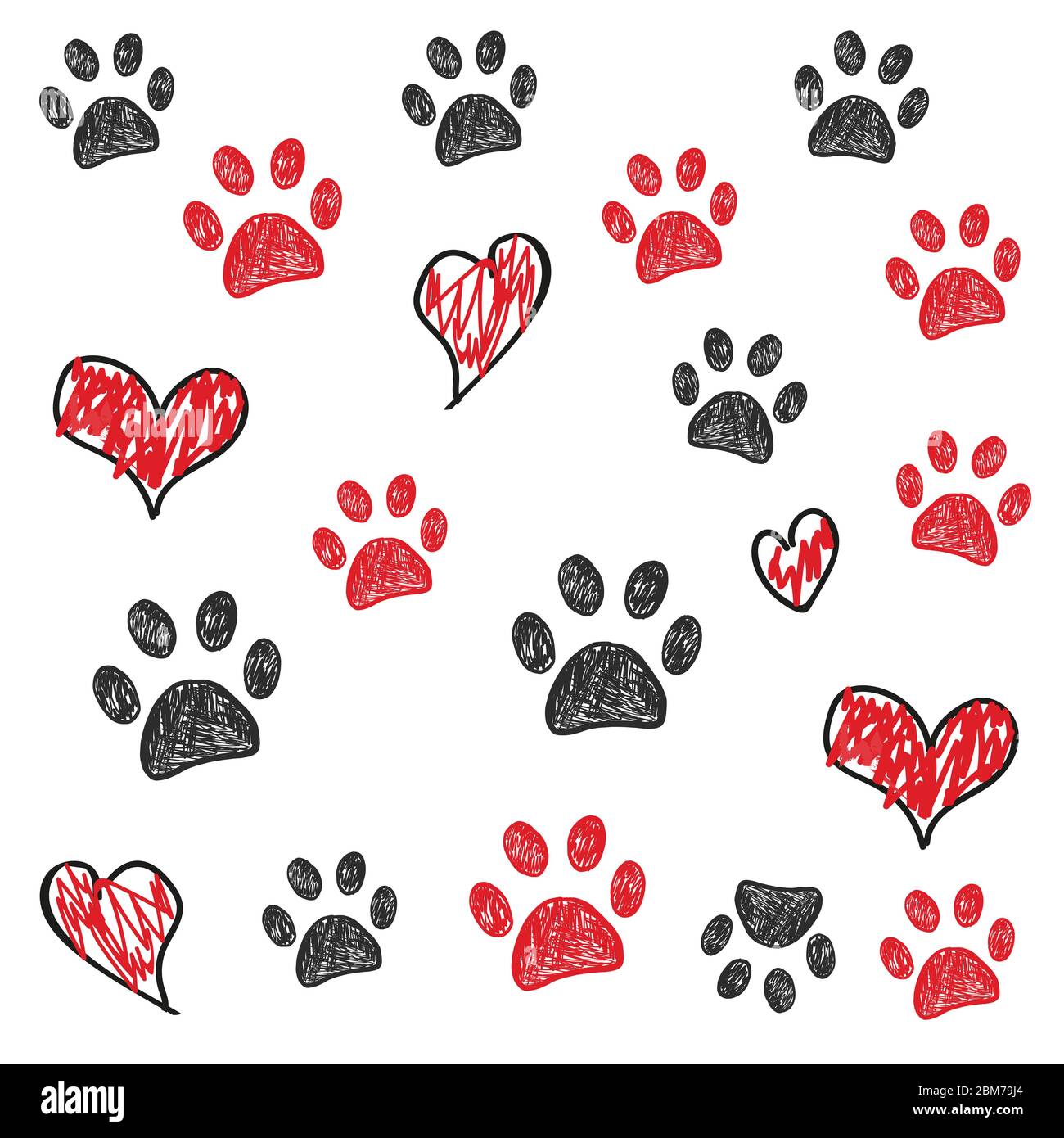 Dog print background hi-res stock photography and images - Alamy