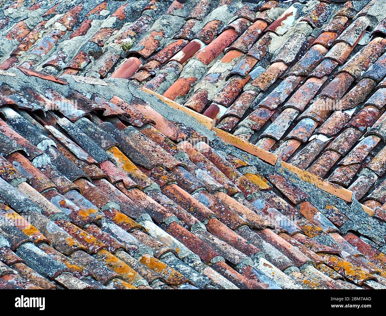Vintage roof tiles hi-res stock photography and images - Alamy