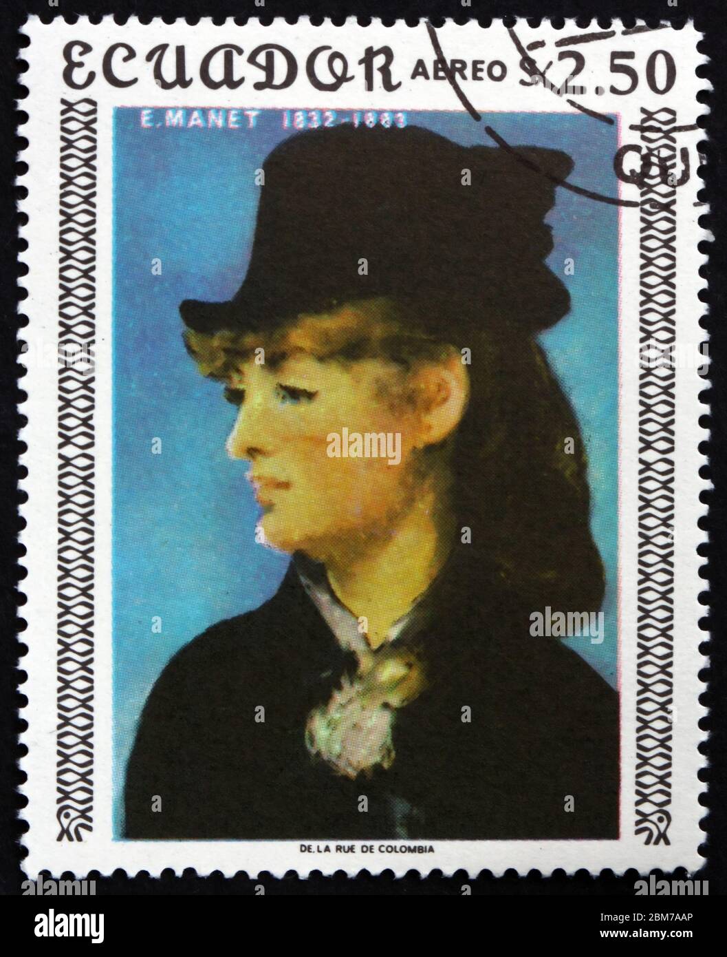 ECUADOR - CIRCA 1967: a stamp printed in the Ecuador shows Suzon ...