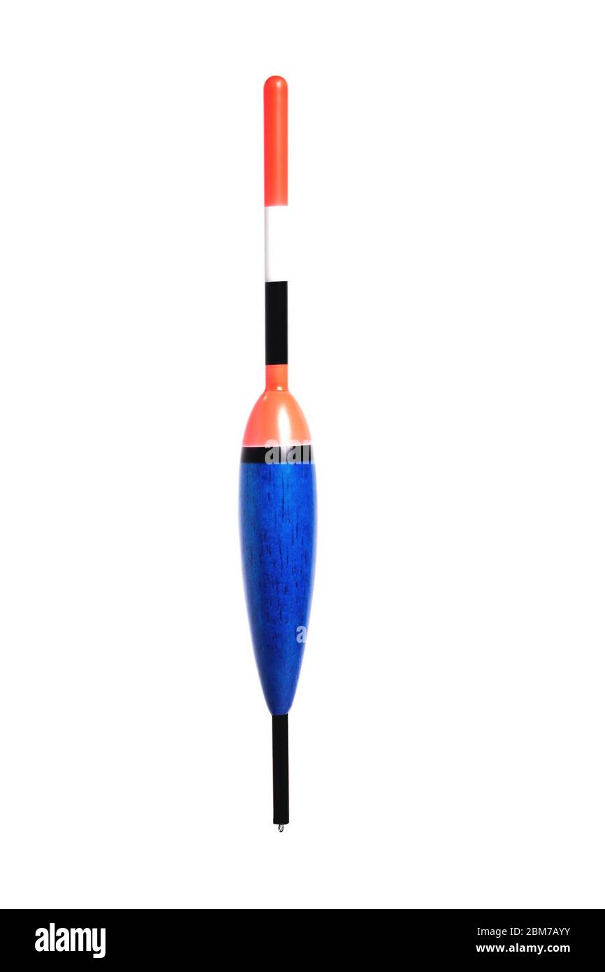 fishing float on a white background close-up isolate Stock Photo - Alamy