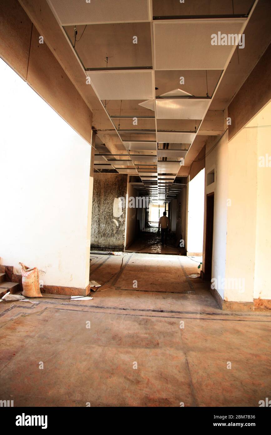 Construction Building, Interior Work, Workers under construction ...