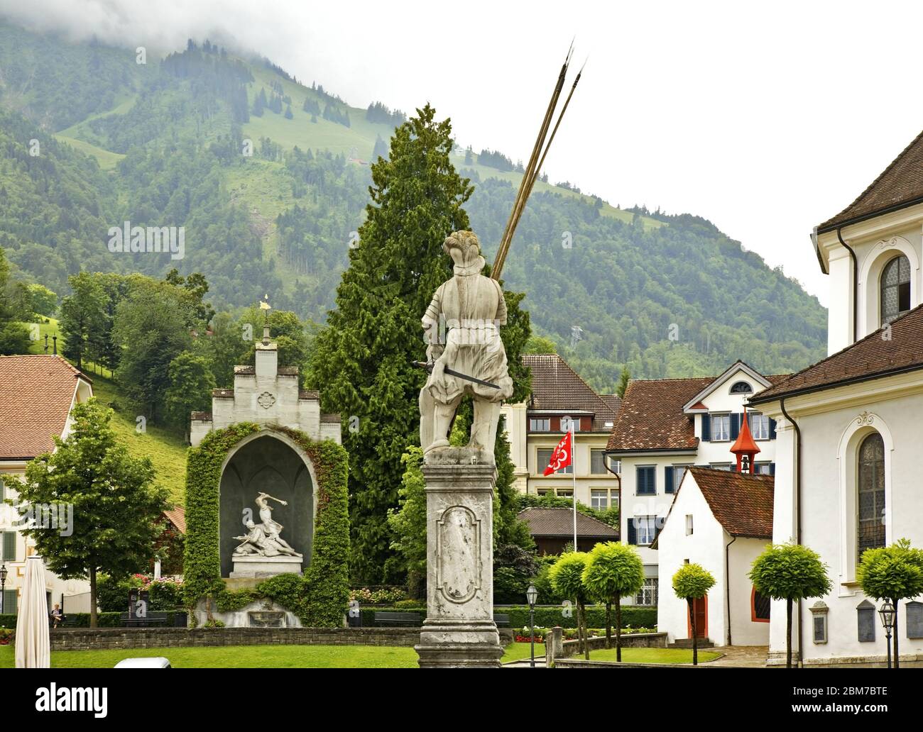 Arnold von Winkelried memorial in Stans. Nidwalden. Switzerland Stock ...