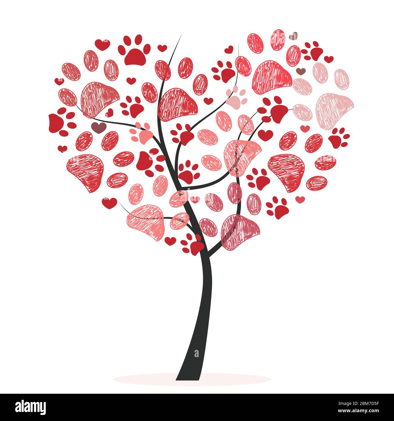 Tree foot prints Stock Vector Images - Alamy