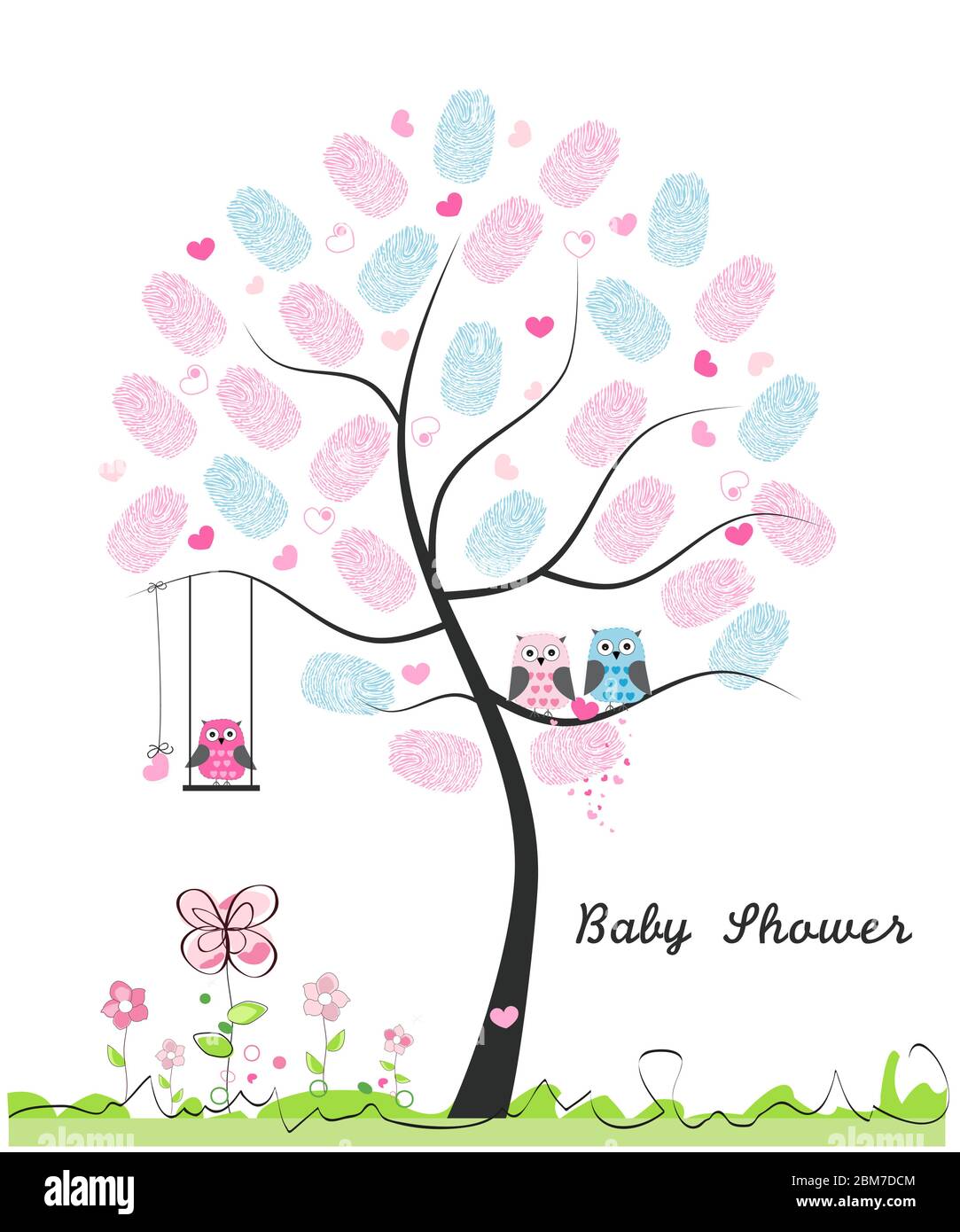 Baby Shower Family Tree Template Floral Baby Shower Template