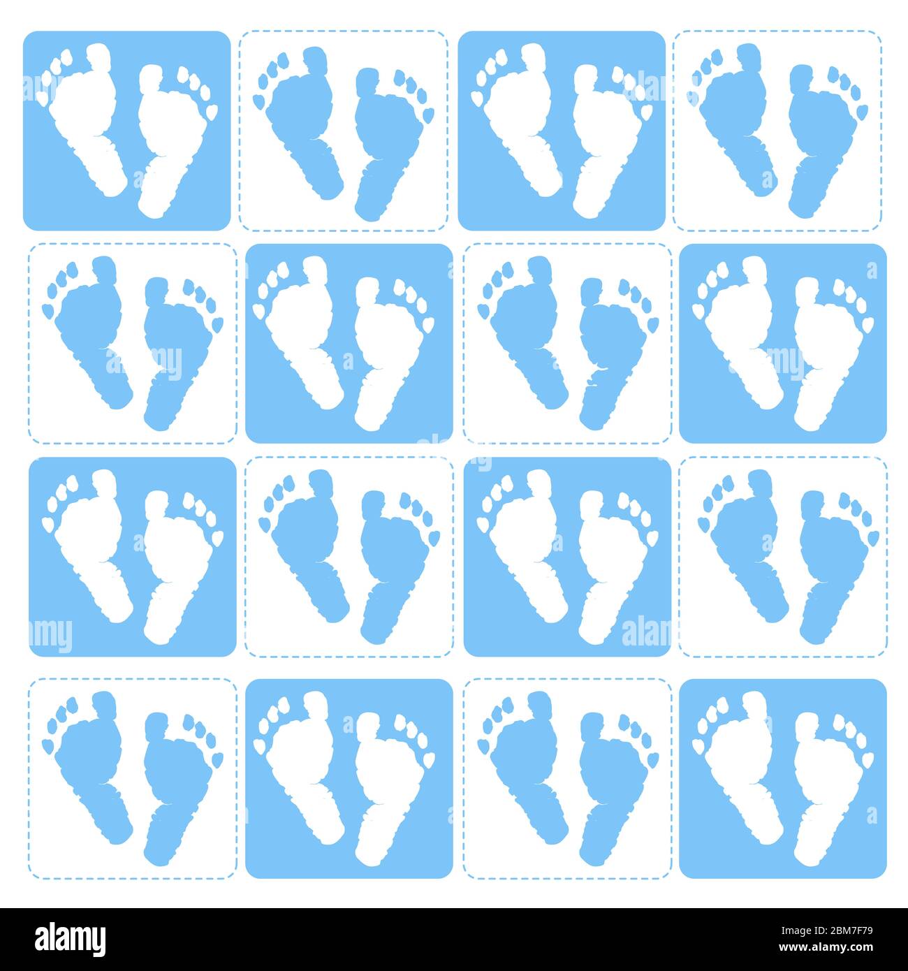 Baby Boy Footprint Backgrounds