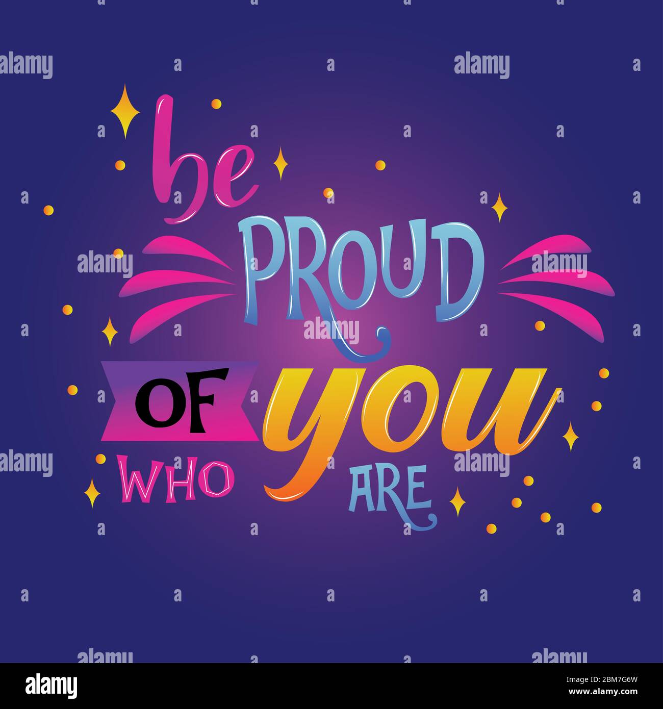 Hand drawn calligraphy style lettering logo phrase. Abstract background ...