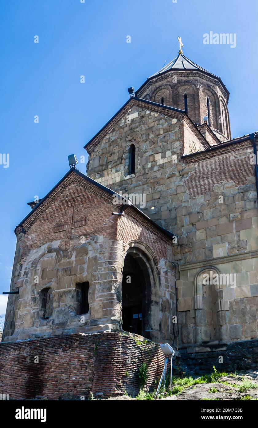 Temple of Metekhi, Tbilisi. Georgia Stock Photo - Alamy