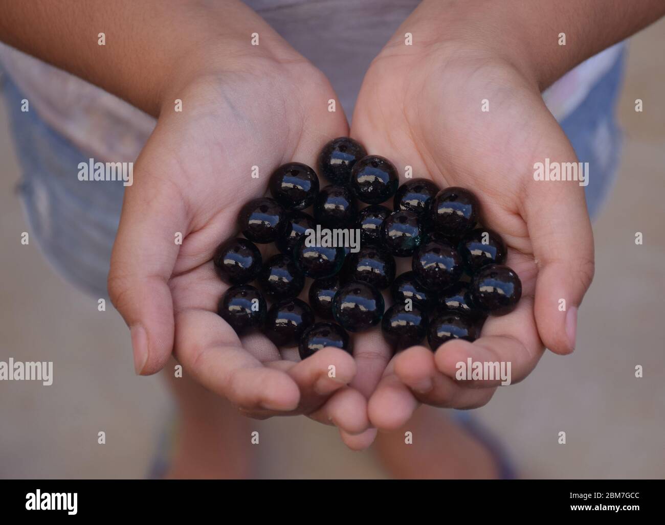 Glass Marbles of Kancha or Kancha Stock Photo - Alamy