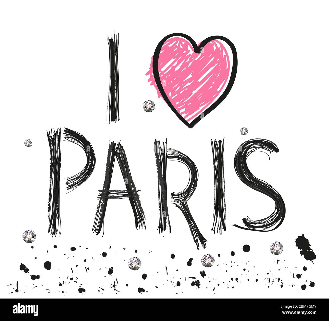 Paris Word Art