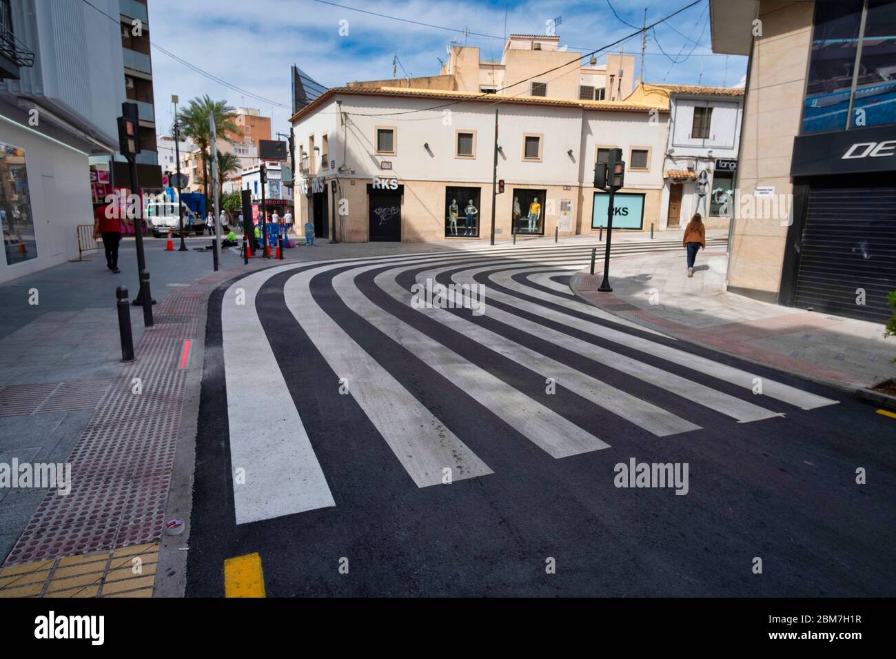 Crosswalk benidorm hi-res stock photography and images - Alamy