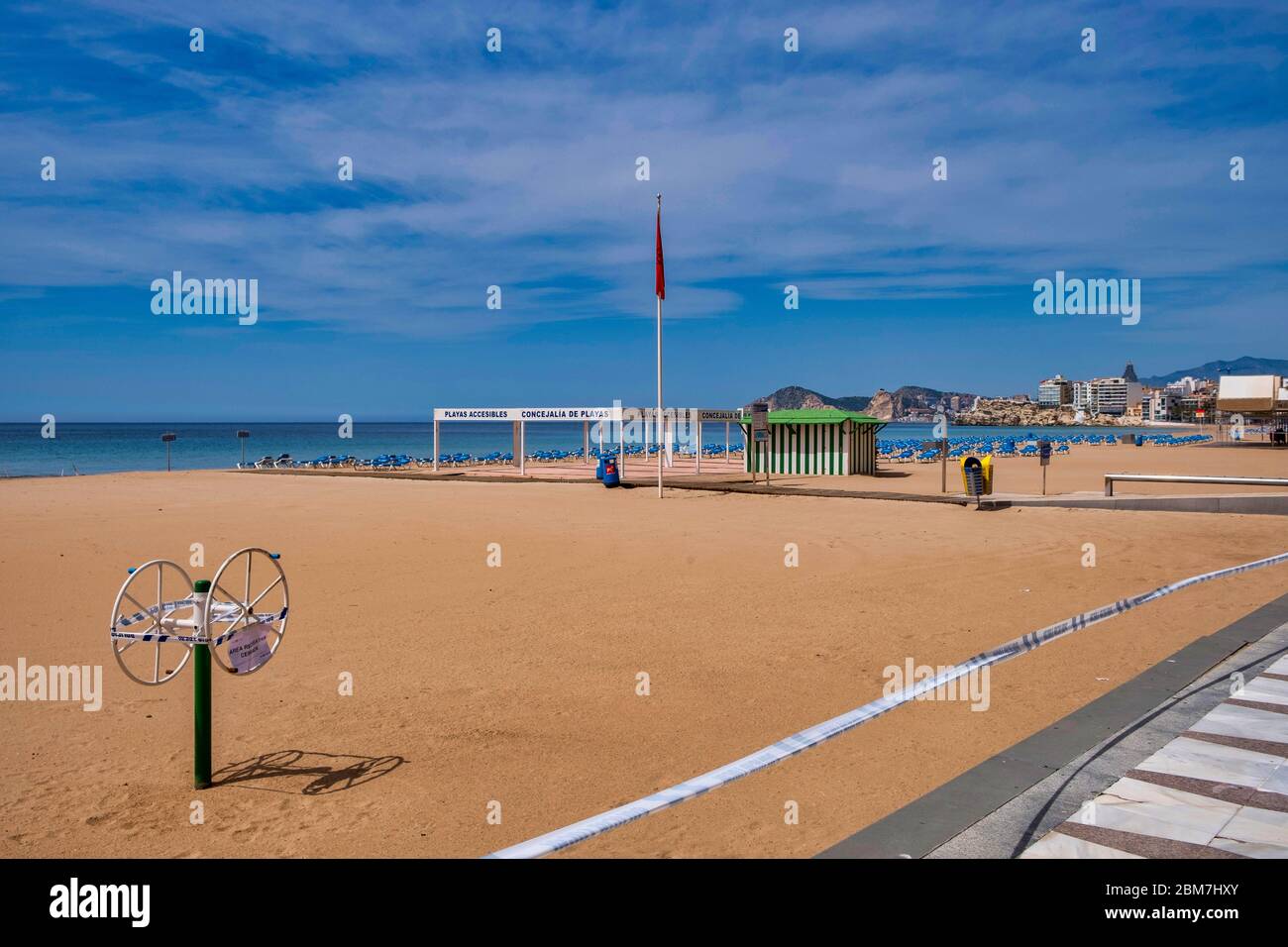 Benidorm flag hi-res stock photography and images - Alamy