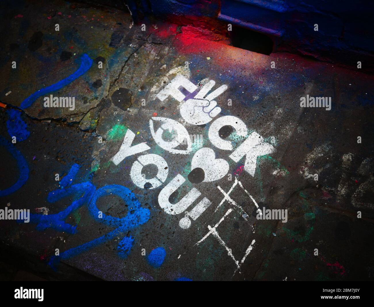 Hosier Lane, Graffiti, Street Art Stock Photo - Alamy