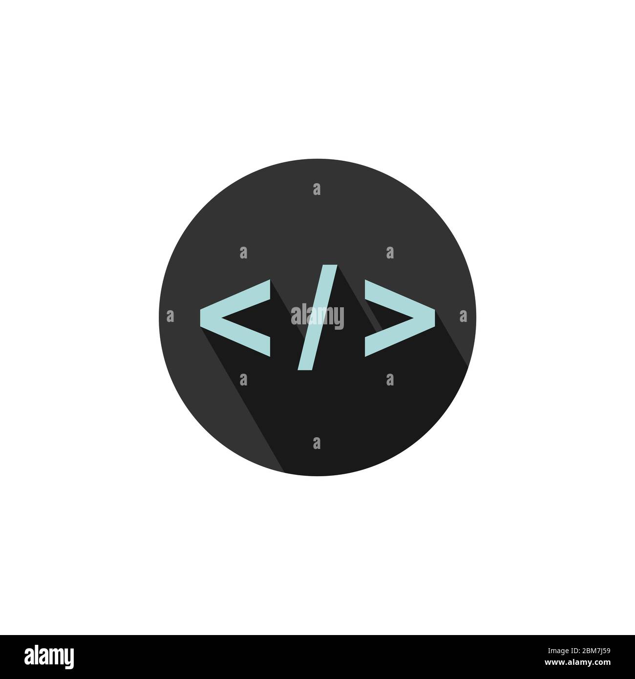 Coding Icon Logo Template Illustration Design. Vector EPS 10 Stock ...