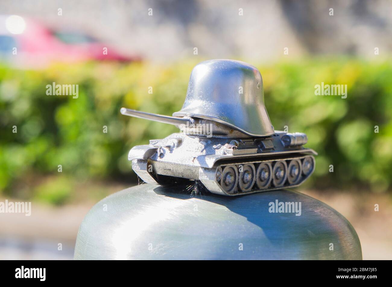 The plaque commemorating soldiers of the anti-Soviet Russian Liberation ...