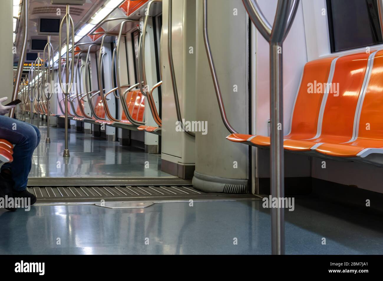 Inside metro hi-res stock photography and images - Alamy
