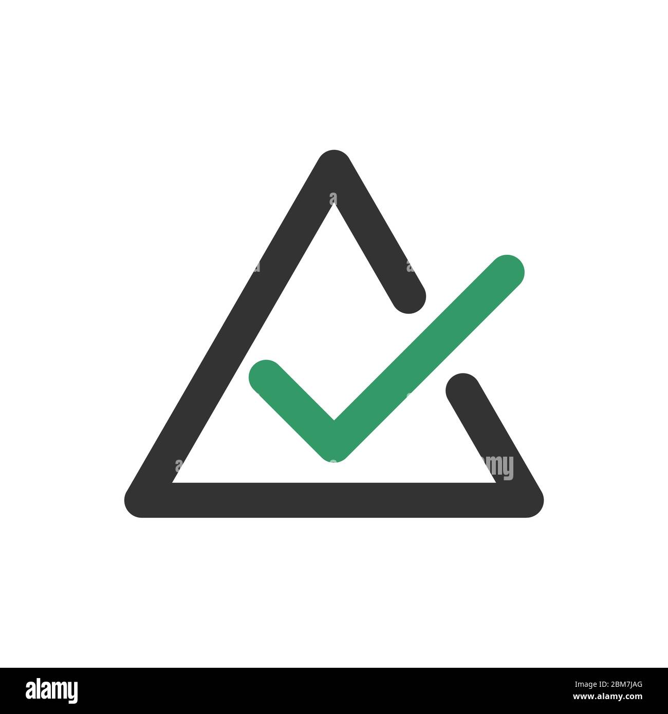 Check Mark Icon Logo Template Illustration Design. Vector EPS 10 Stock ...