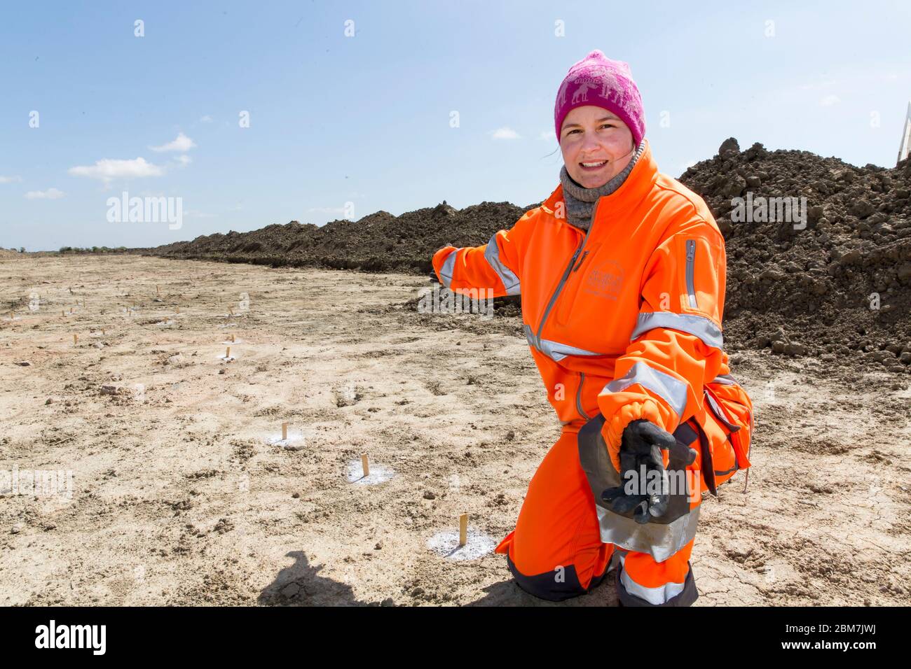 RODBY, DENMARK - MAY 06, 2020: An enthusiastic archaeologist from ...