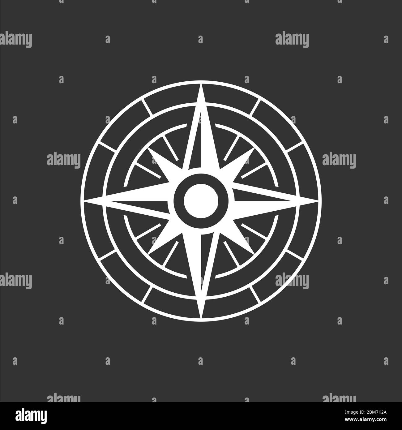 Compass Rose Icon Logo Template Illustration Design. Vector EPS 10 ...