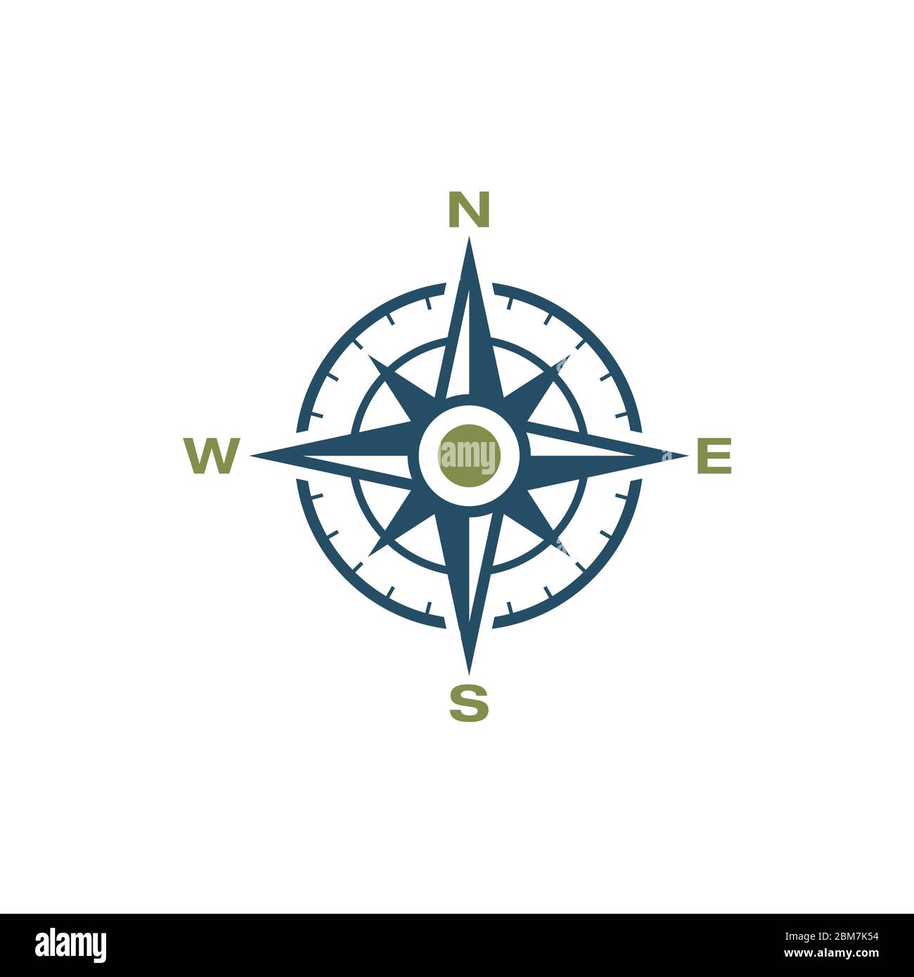 Compass Rose Icon Logo Template Illustration Design. Vector EPS 10 ...