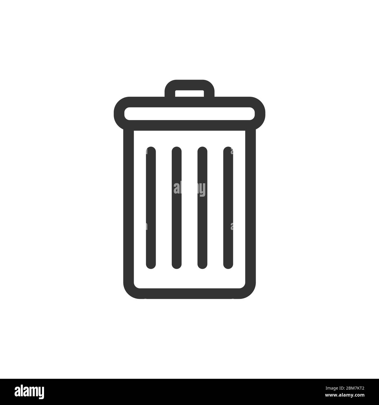 Trash Can Icon Logo Template Illustration Design. Vector EPS 10 Stock ...