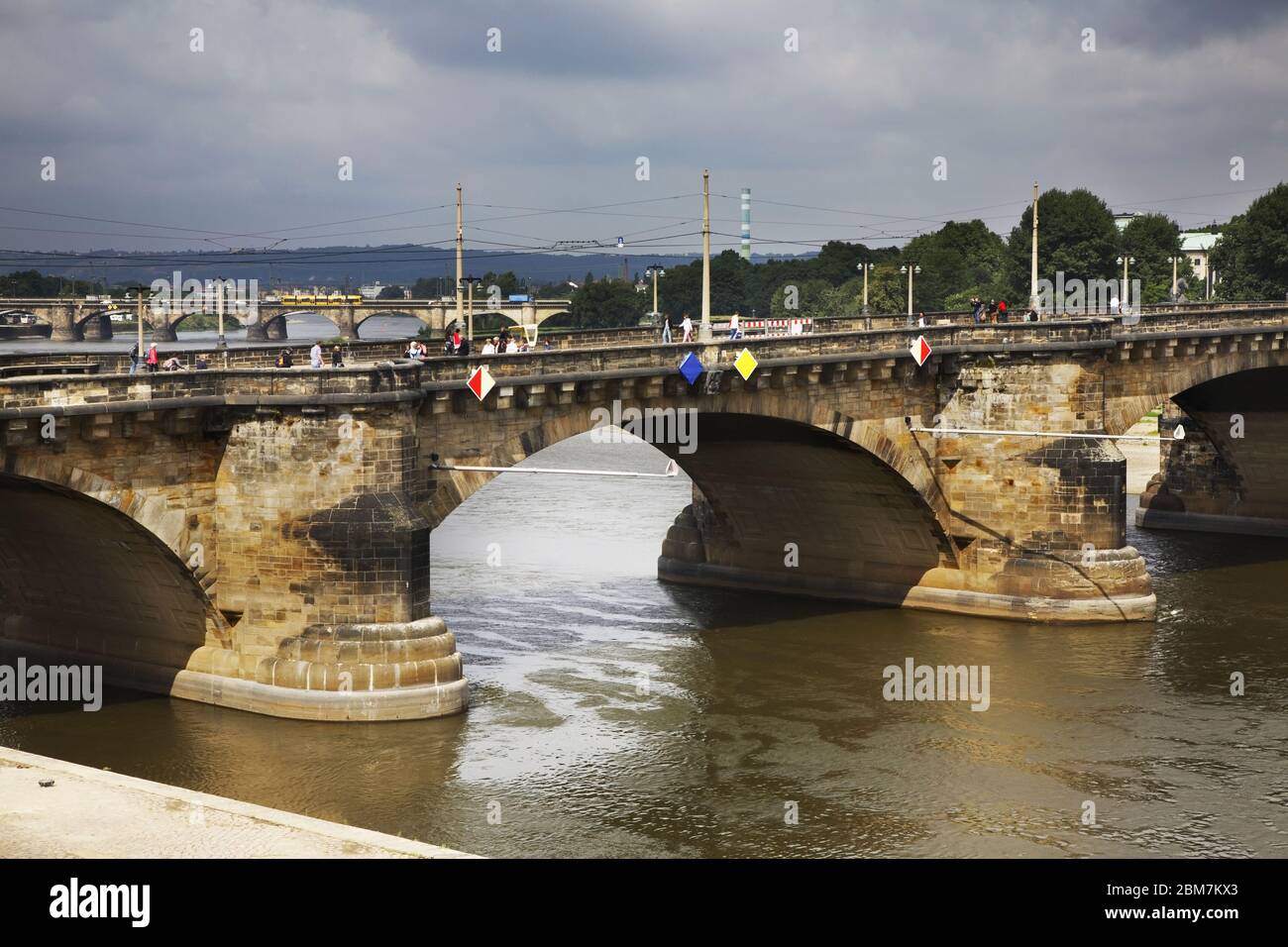 Bridge augustusbrucke hi-res stock photography and images - Alamy