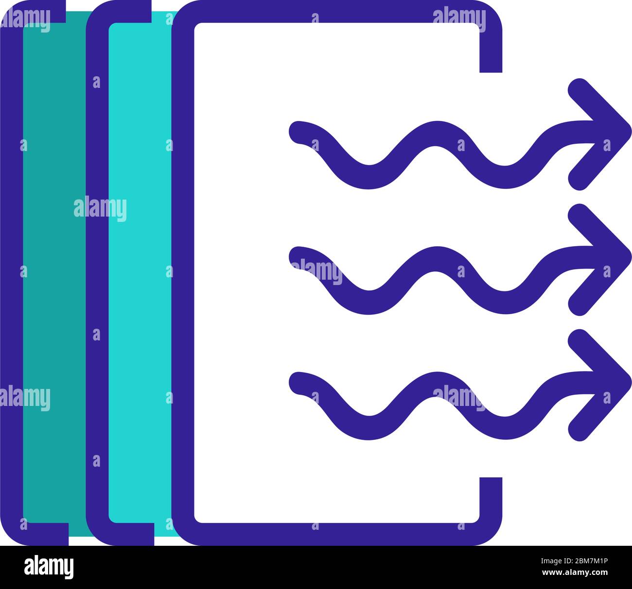 panel air conditioning icon vector outline illustration Stock Vector ...