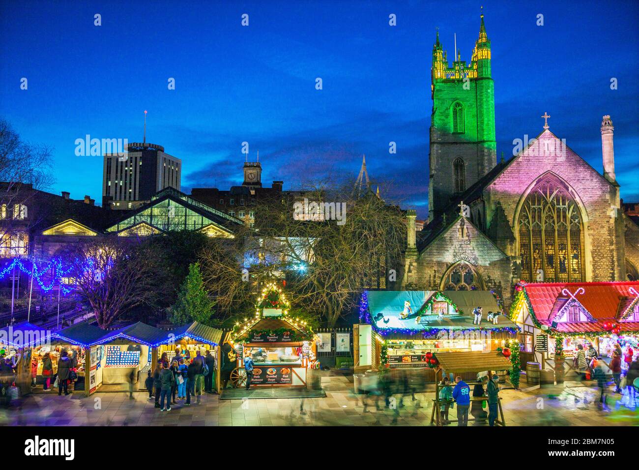 Cardiff christmas market hi-res stock photography and images - Alamy