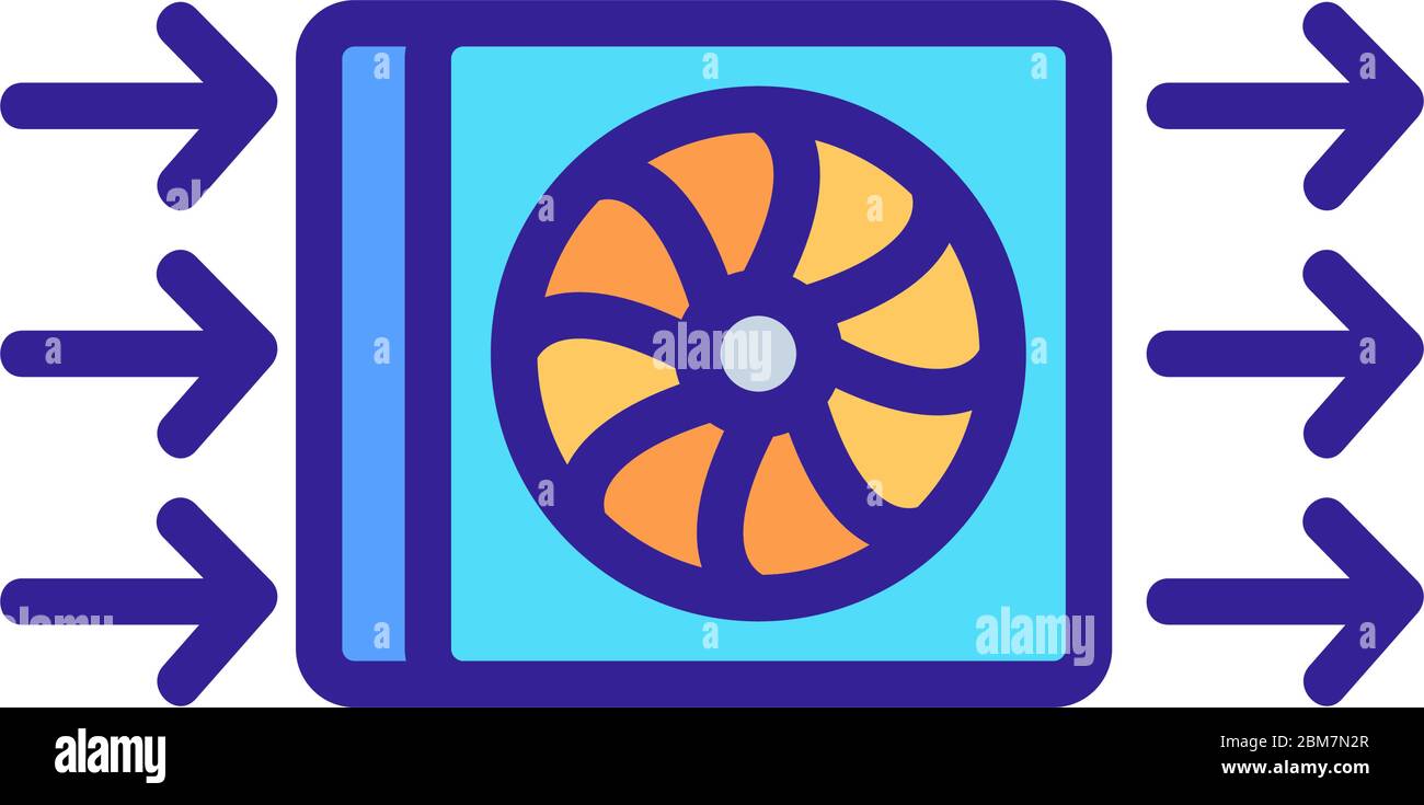 cylindrical air filter for cars icon vector outline illustration Stock ...