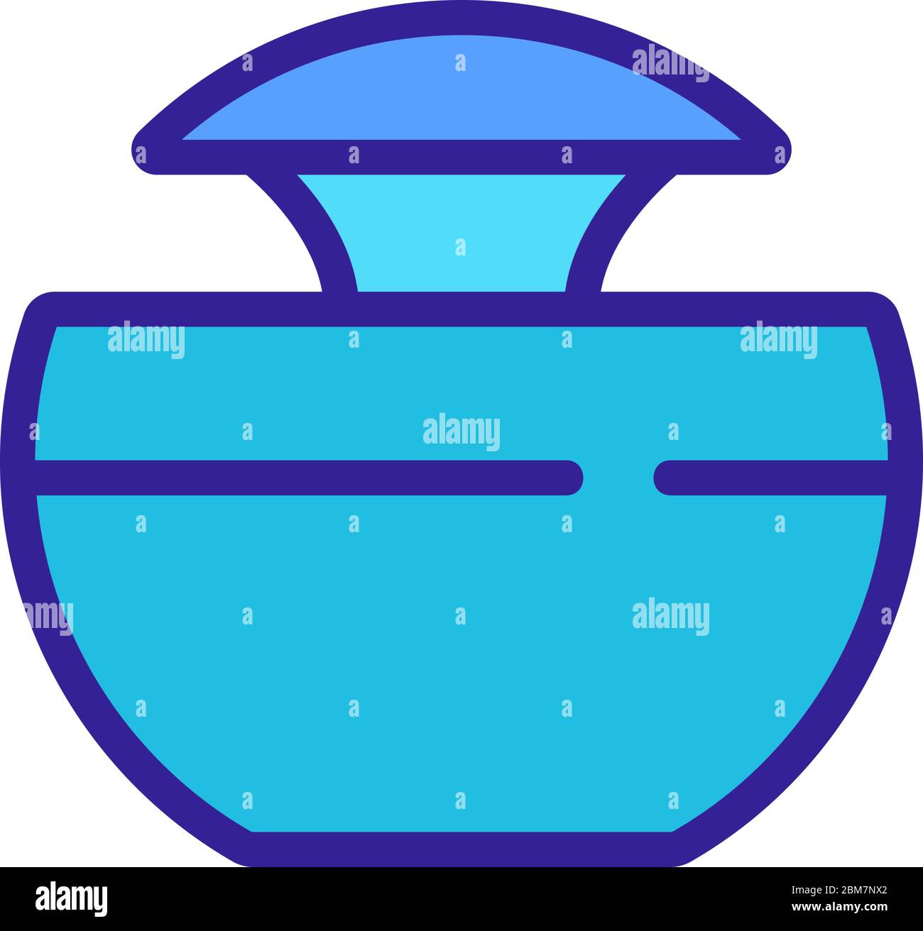 self-spraying automatic air filter in house icon vector outline ...