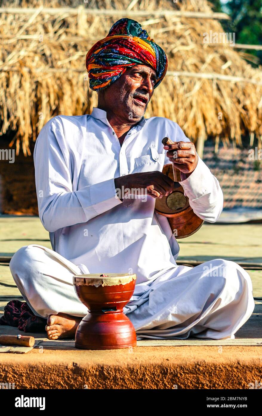 Indian village folk hi-res stock photography and images - Alamy