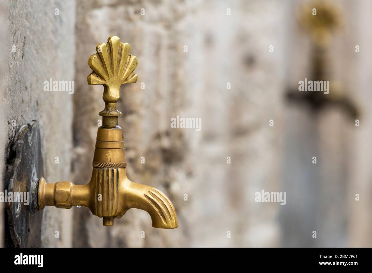Ablution water tap in a mosque in Istanbul, Turkey Stock Photo - Alamy