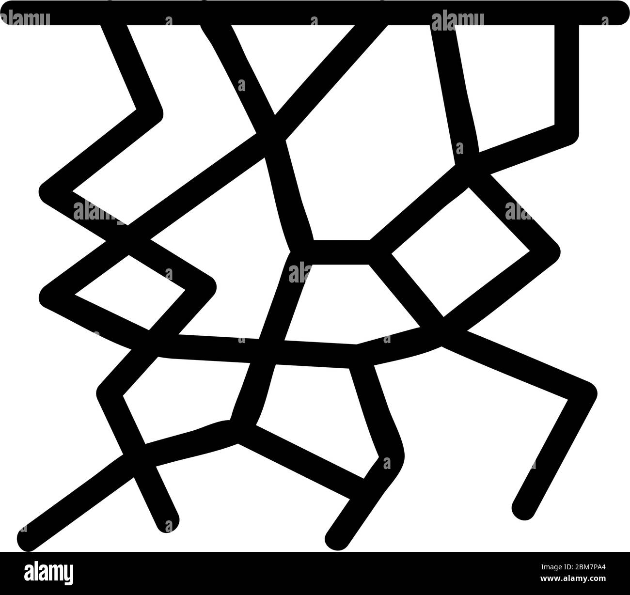 completely dry ground icon vector outline illustration Stock Vector ...