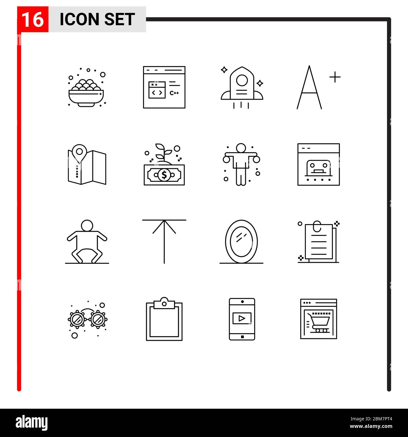 Map font Stock Vector Images - Alamy