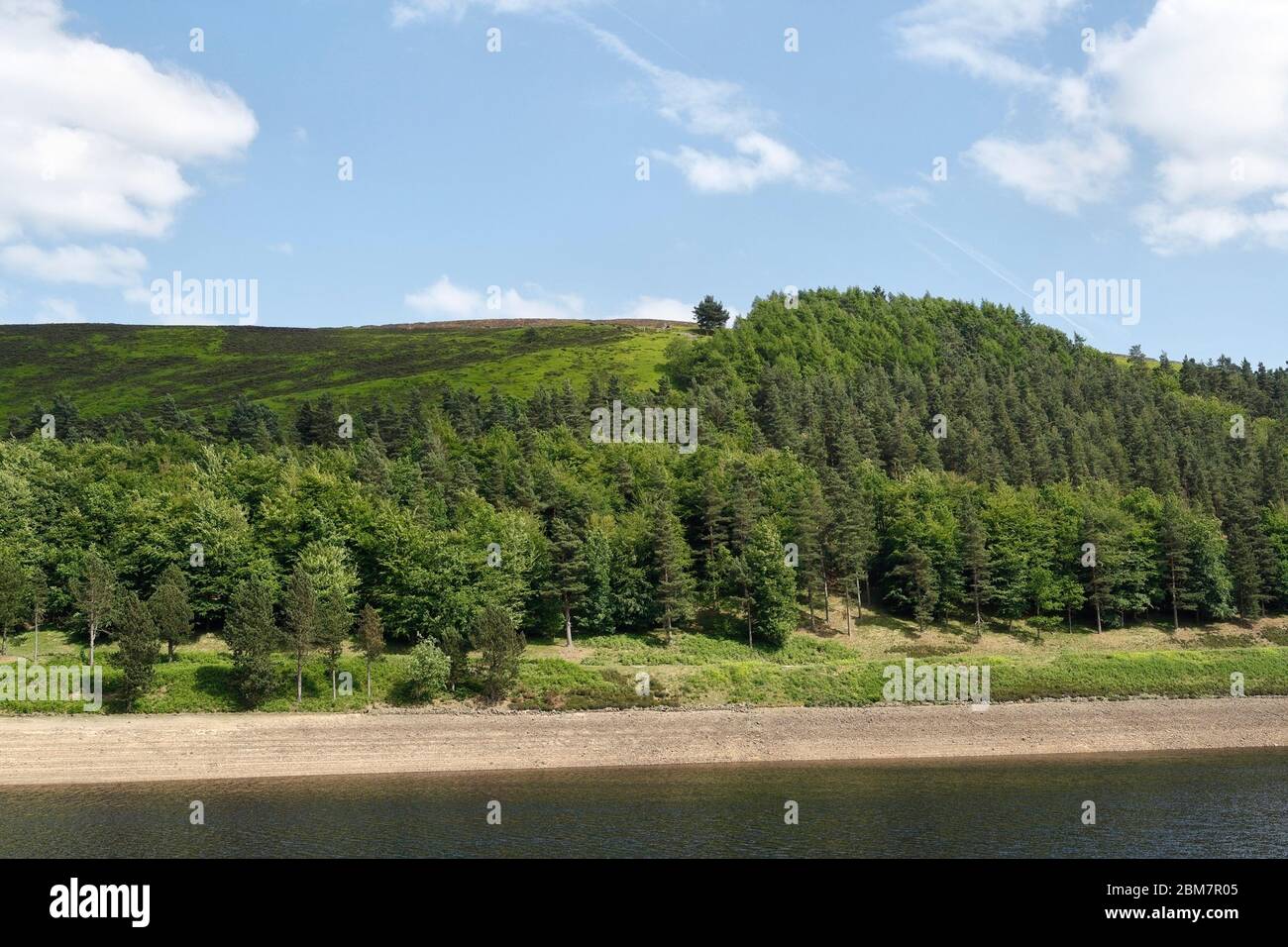 Howden Reservoir in the Peak District, National Park Derbyshire England ...