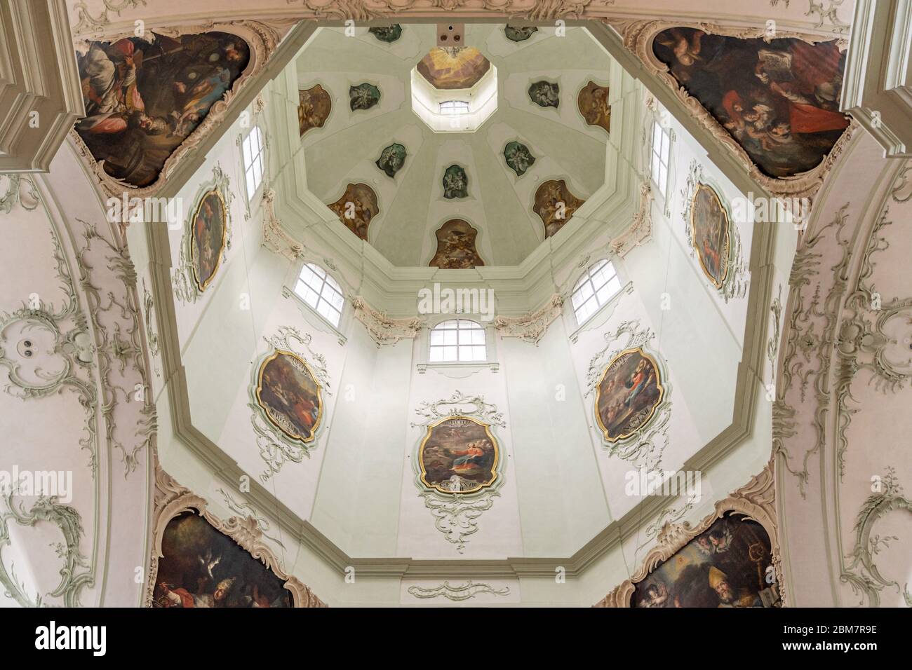 Feb 4, 2020 - Salzburg, Austria: Upward window of onion dome of St ...