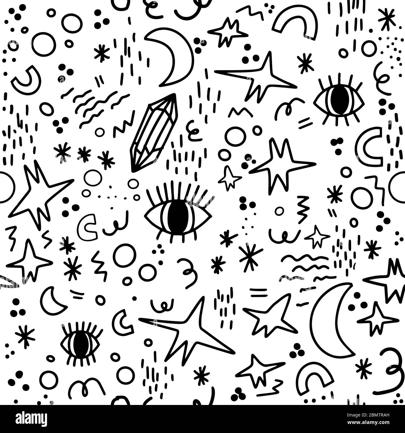 Magic eye pattern Black and White Stock Photos & Images - Alamy