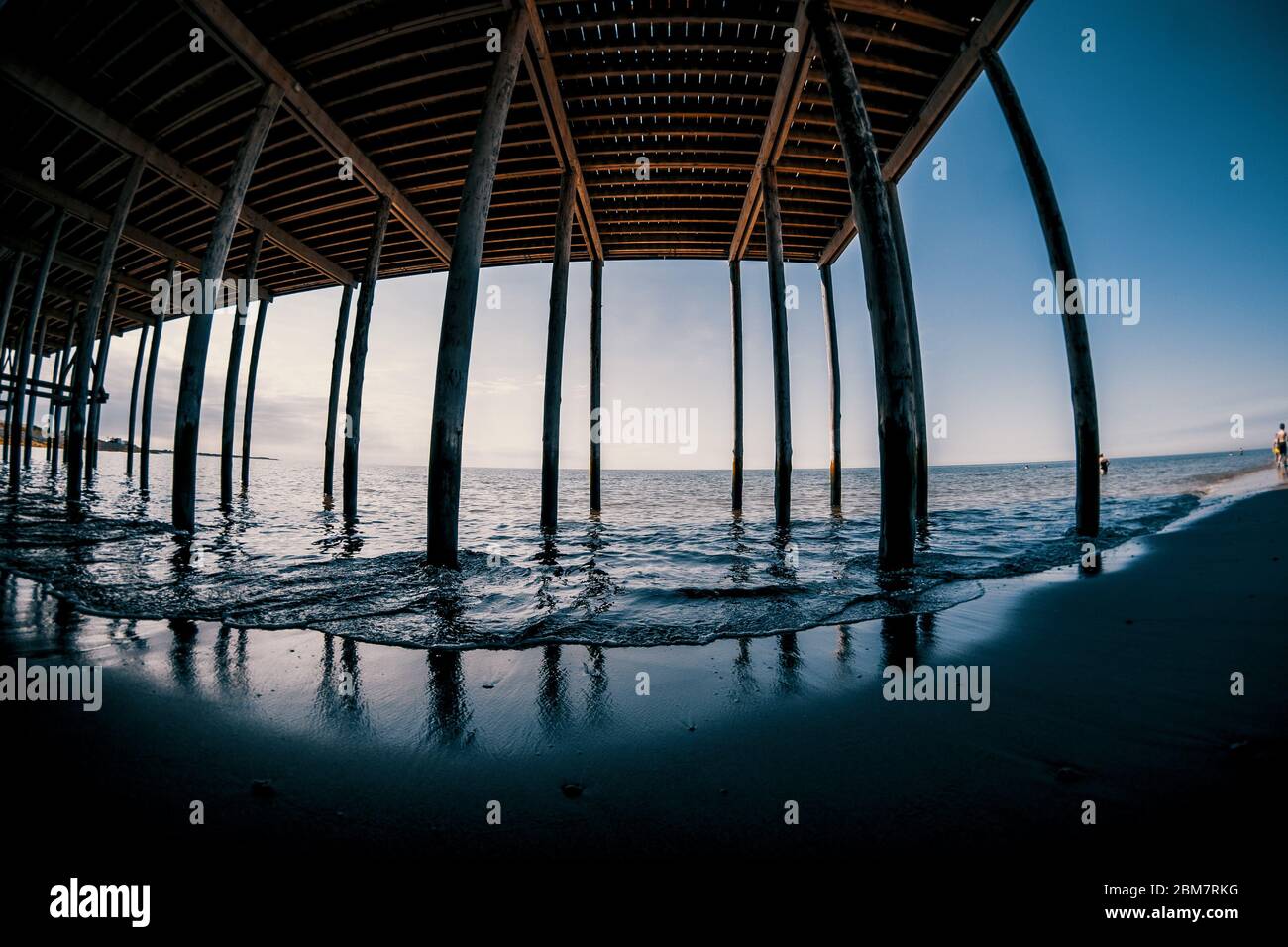 pier in renesse netherlands Stock Photo - Alamy