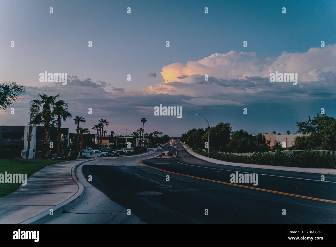 sunset in page arizona Stock Photo - Alamy