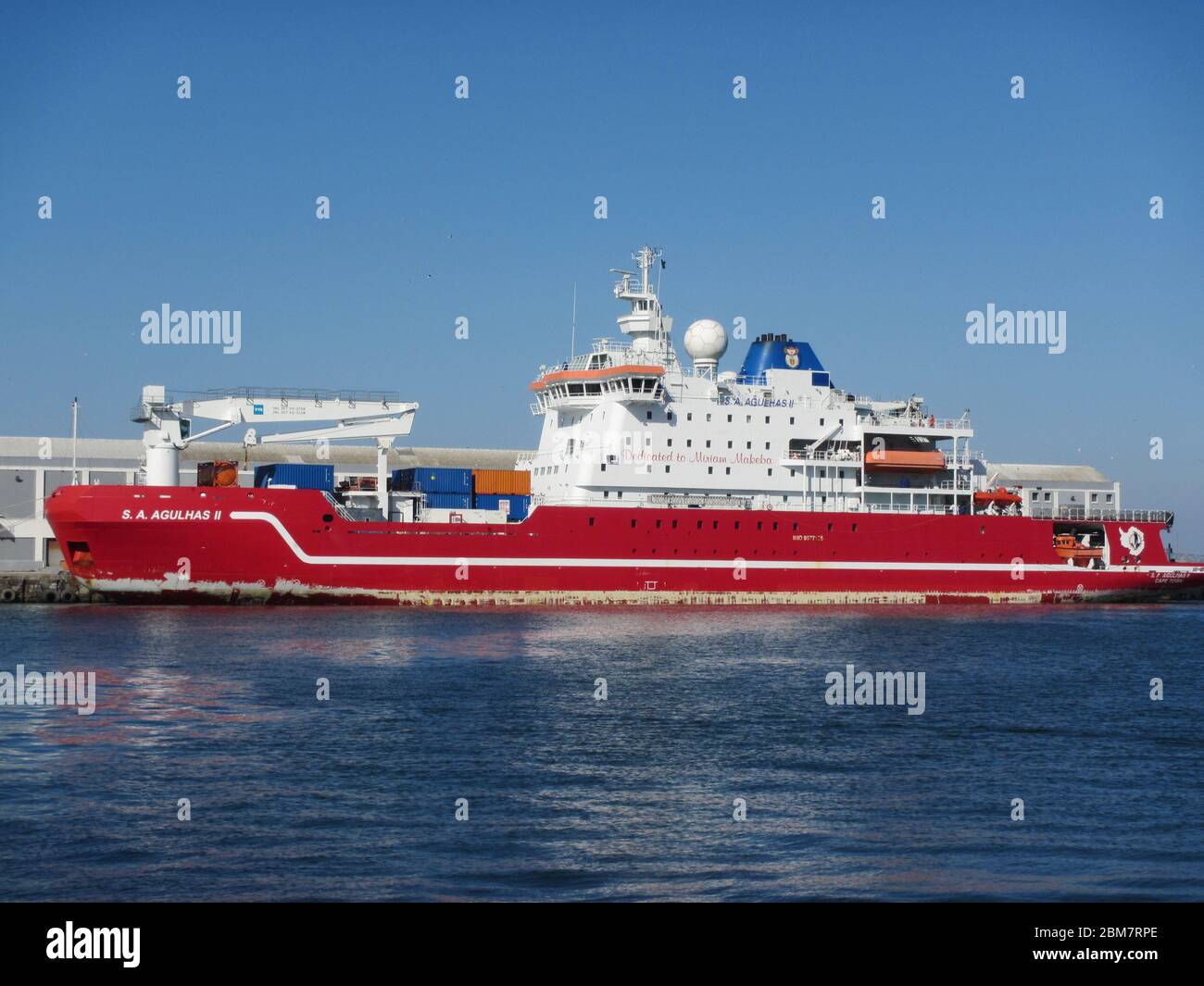 Ship SA AGULHAS II Stock Photo - Alamy