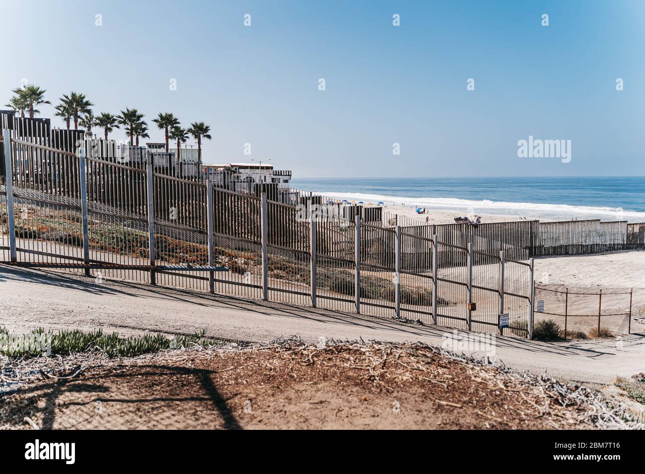 Mexico border from California Stock Photo - Alamy