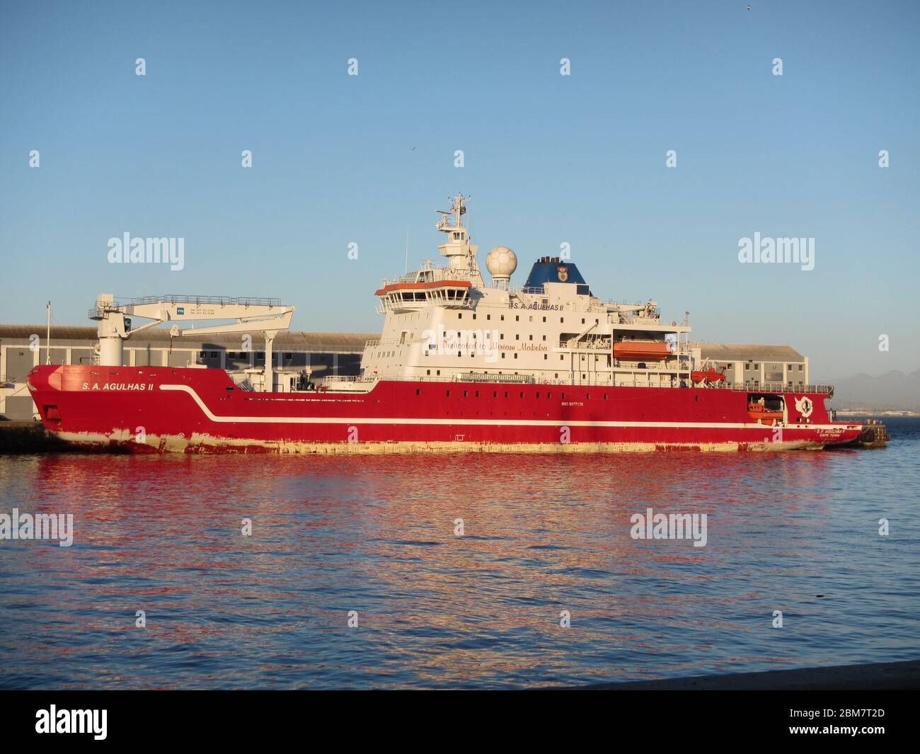 Ship SA AGULHAS II Stock Photo - Alamy