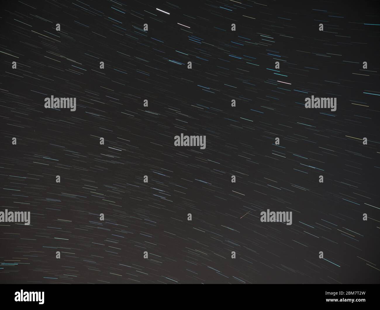 Aquarids meteor shower star trails hi-res stock photography and images ...