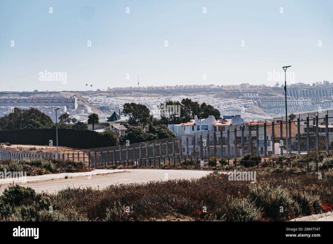 Mexico border from California Stock Photo - Alamy