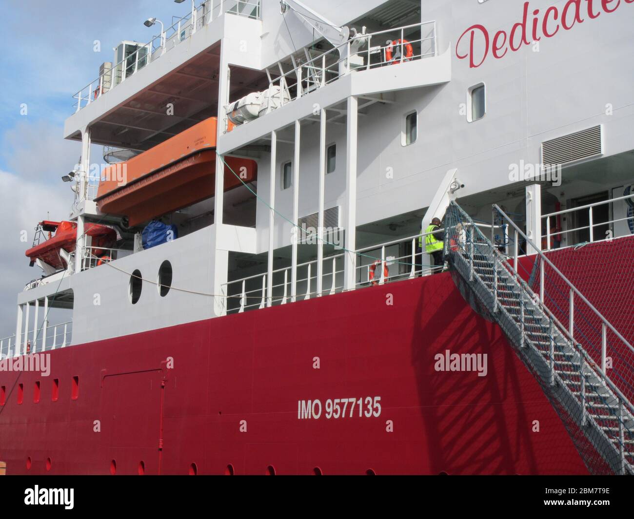 Ship SA AGULHAS II Stock Photo - Alamy