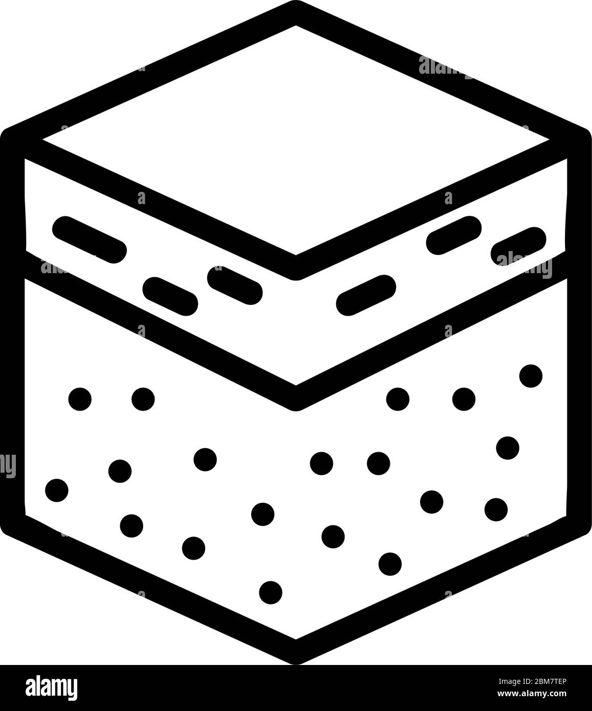 square sample soil icon vector Stock Vector Image & Art - Alamy