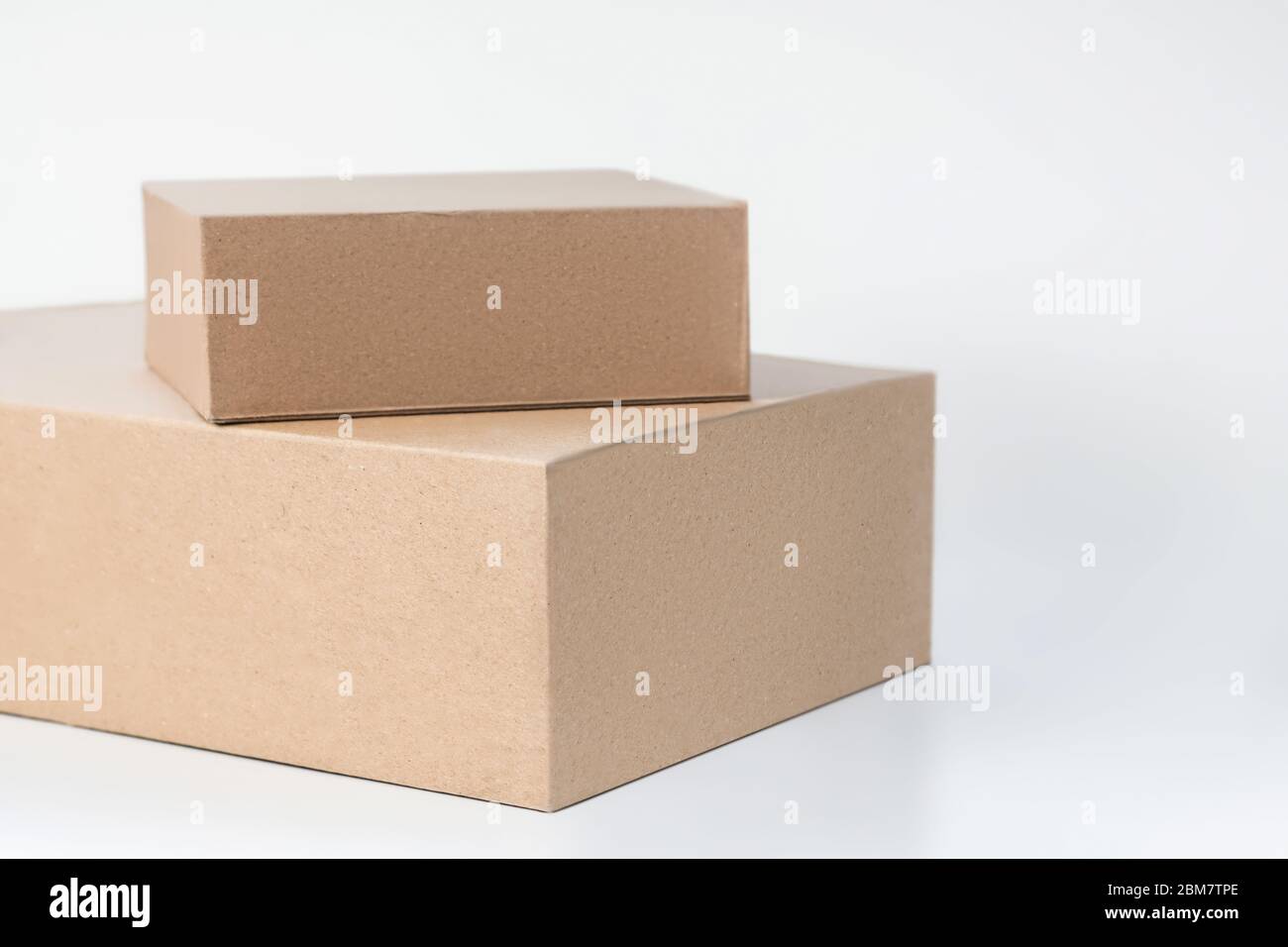 Close up two boxes hi-res stock photography and images - Alamy
