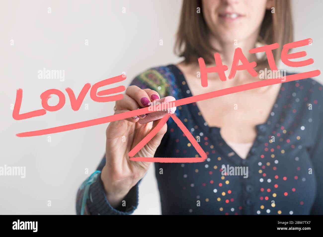 Imbalance seesaw hi-res stock photography and images - Alamy