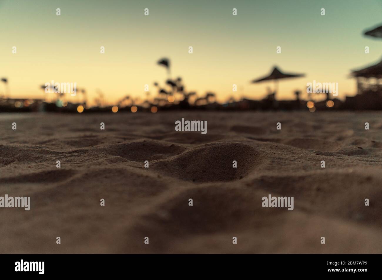 sunset on the beach in Hurghada Egypt Stock Photo - Alamy