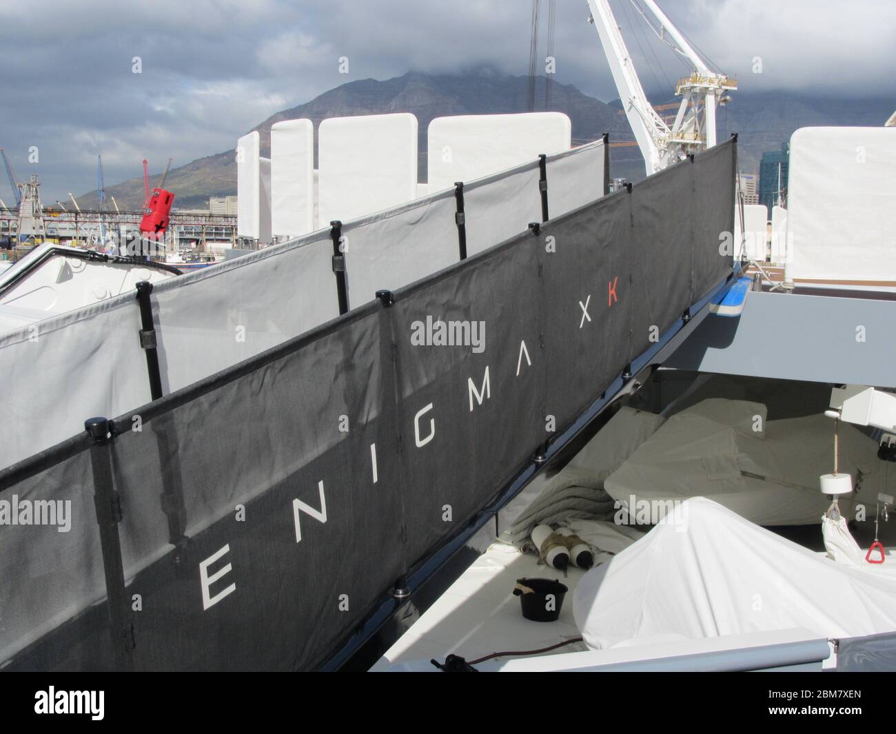 Ship ENIGMA XK Stock Photo - Alamy
